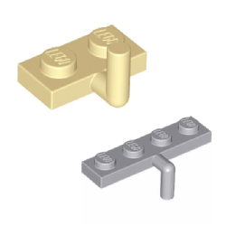 プレート1×2垂直アーム付(#88072) / 1×4垂直アーム付(#30043) - レゴパーツ(LEGO)販売∥StarBrick37 ...