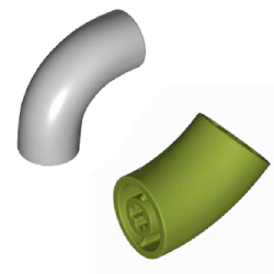 ブロック1×1丸エルボー(#25214) / 2×2丸エルボー(#65473)- レゴパーツ(LEGO)販売∥StarBrick37(スターブリック)