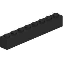 3008-026ブロック1×8 ブラック - レゴパーツ(LEGO)販売∥StarBrick37(スターブリック)