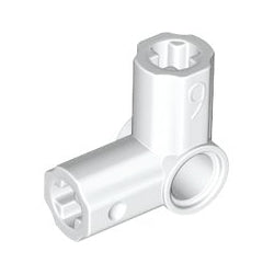 32014-001テクニック車軸ピンコネクター アングル6 ホワイト - レゴパーツ(LEGO)販売∥StarBrick37(スターブリック)
