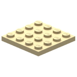 3031-005プレート4×4 タン - レゴパーツ(LEGO)販売∥StarBrick37(スターブリック)