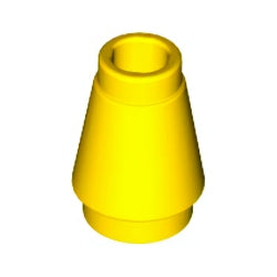 4589b-024コーン1×1 イエロー - レゴパーツ(LEGO)販売∥StarBrick37(スターブリック)