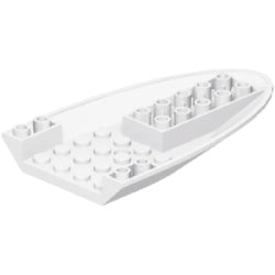 87611-001飛行機胴体下部6×10 ホワイト - レゴパーツ(LEGO)販売∥StarBrick37(スターブリック)