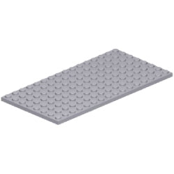 92438-194プレート8×16 ライトブルーイッシュグレイ - レゴパーツ(LEGO)販売∥StarBrick37(スターブリック)