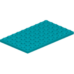 3033-107プレート6×10 ダークターコイズ - レゴパーツ(LEGO)販売∥StarBrick37(スターブリック)